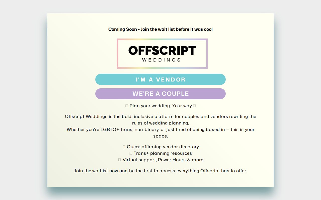 Offscript Waitlist